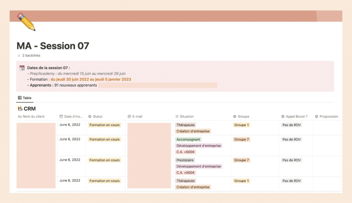 Organiser son business avec Notion – Maëlane Faure